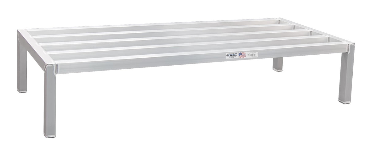 New Age 2010 Aluminum Stationary Dunnage Rack 60" x 24" x 12" - 2,000 ...