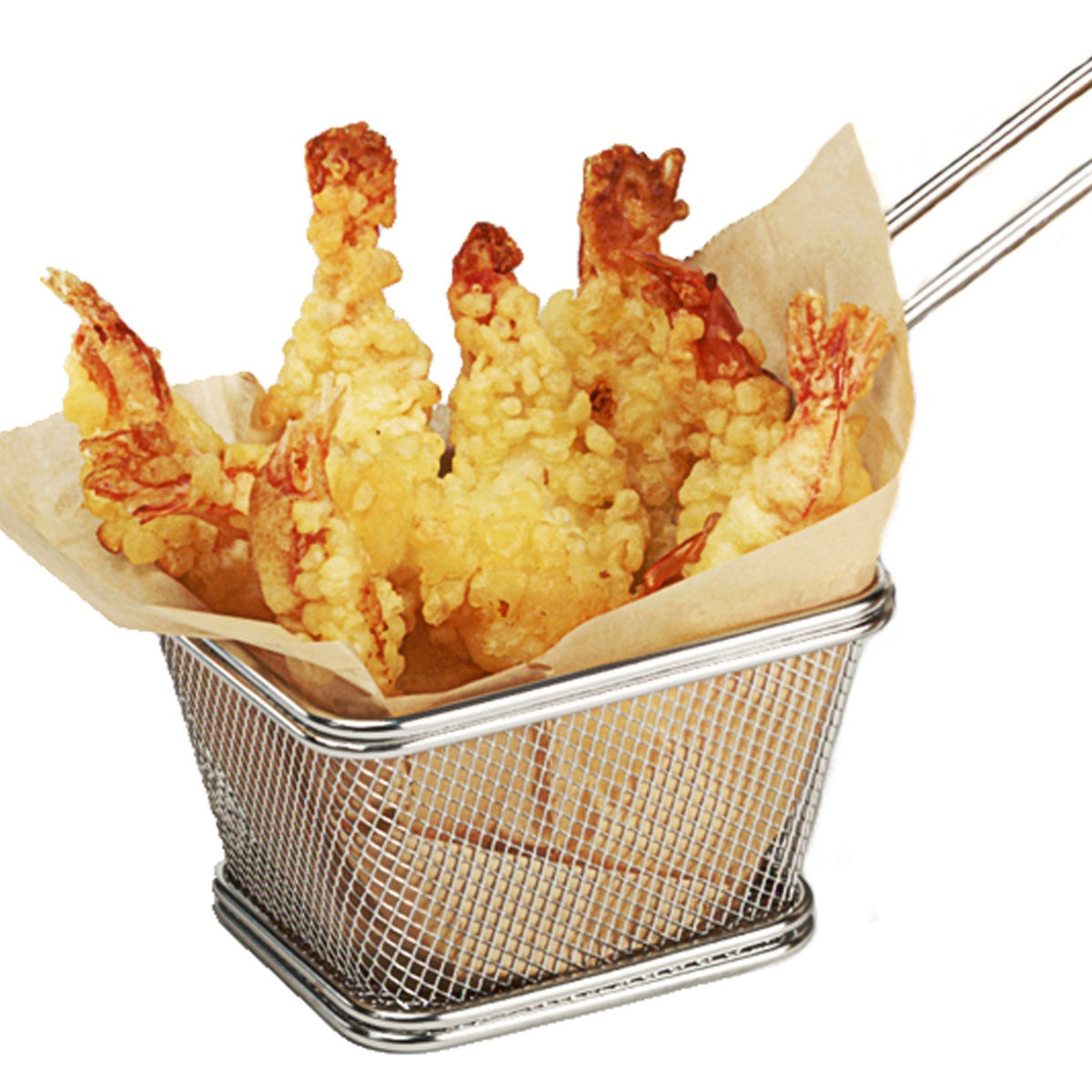 GET 4-81860 Stainless Steel Single Serving Fry Basket 4" x 3-1/4 ...
