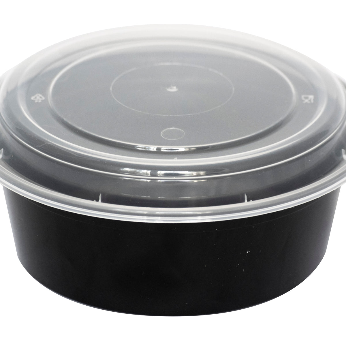 International Tableware TG-PP-32-R Black Microwavable Round Plastic To ...