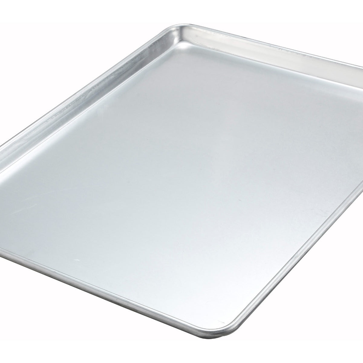 Winco ALXP-1622 19-Gauge Aluminum Closed Bead Rim Bun / Sheet Pan 22 ...