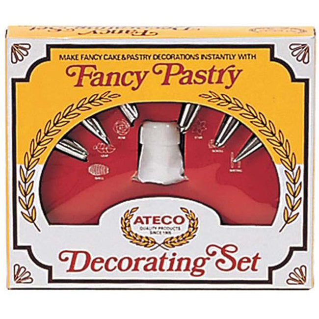Adcraft AT-334 Ateco Cake Decorating Set with Flex Bag - 6 Tips – Jean ...
