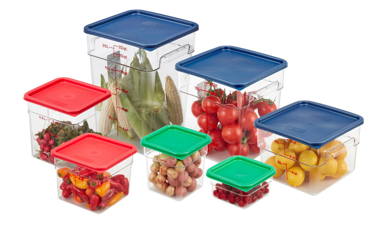SFC12453 Cover blue plastic for 12 18 & 22 qt containers polyethylene ...