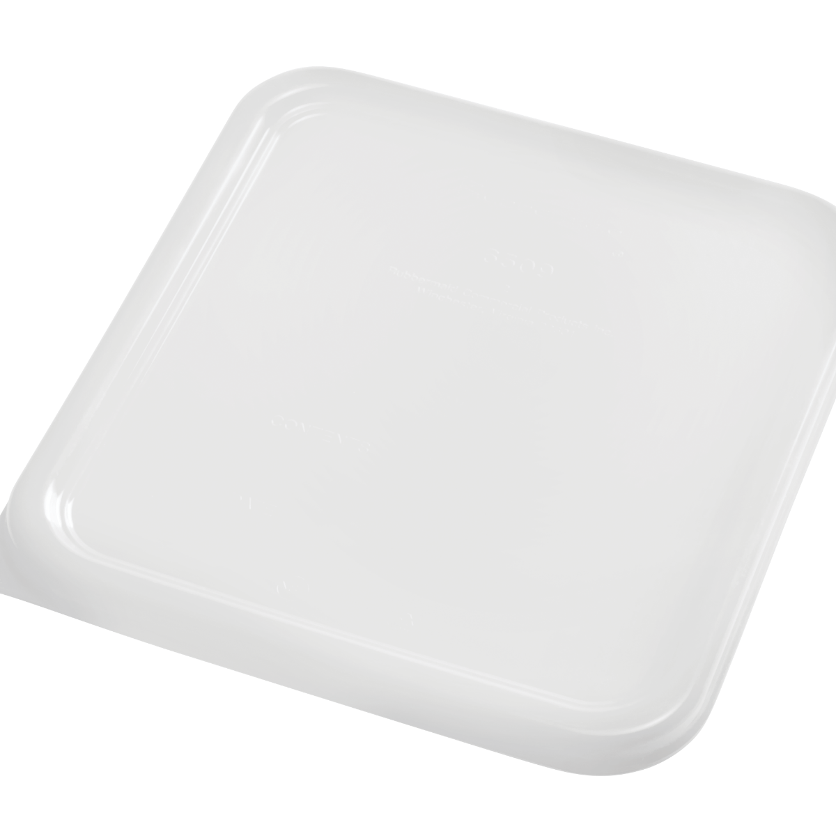 Rubbermaid FG650900WHT Square Food Storage Container Lid 2-8 Qt. – Jean ...