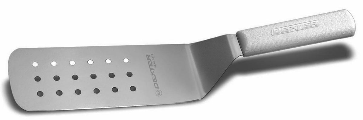 Dexter-Russell 19703 Sani-Safe Round Corner Offset Perforated Turner w ...