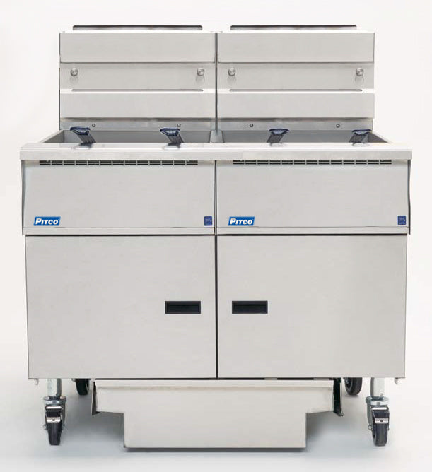 Pitco SE18RS-2FD-SSTC Elec Fryer w/ T-Stat Control & Filter 50 lb ...