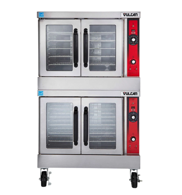 Vulcan VC44GD Double Full Size Natural Gas Convection Oven - 100,000 B ...