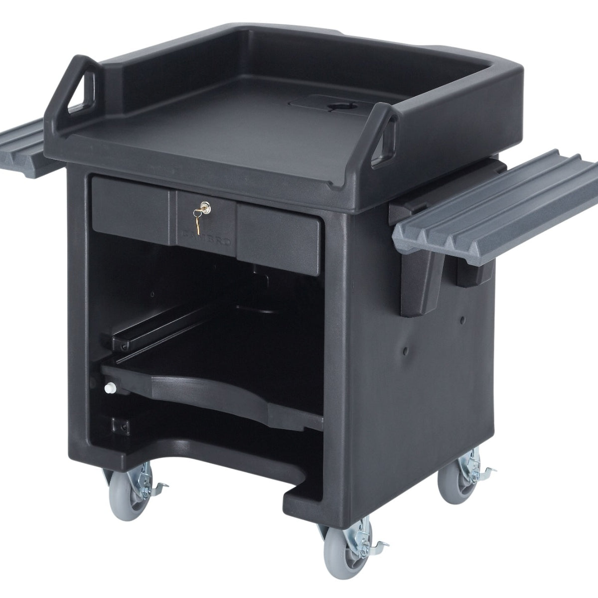 Cambro VCSWRHD110 Versa Cash Register Cart with Dual Adjustable Rails ...